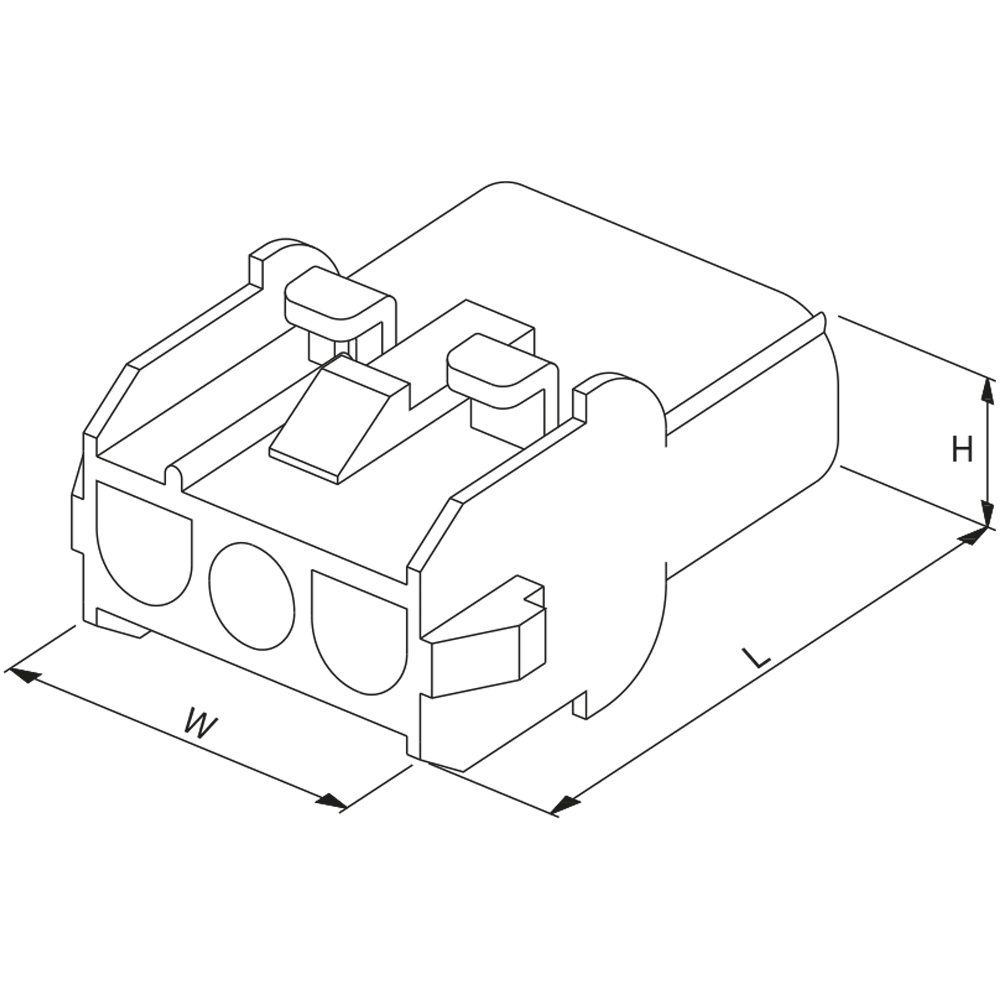 MESA Terminal Soket, Konnektör | KYD-Konnektör Yuvarlak Dişi Serisi