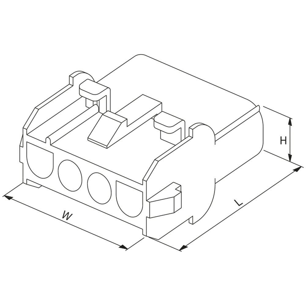 MESA Terminal Soket, Konnektör | KYD-Konnektör Yuvarlak Dişi Serisi